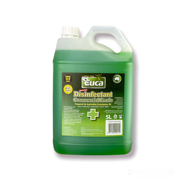 Euca Disinfectant Natural Commercial Grade Cleaner with Broad Spectrum Bacteriacide EUCA
